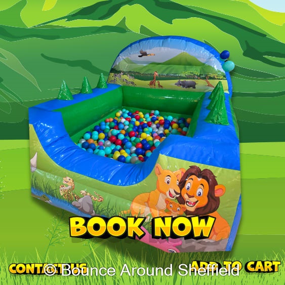Jungle theme ball pool hire - Bouncy Castle Hire, Rodeo Bull Hire in ...