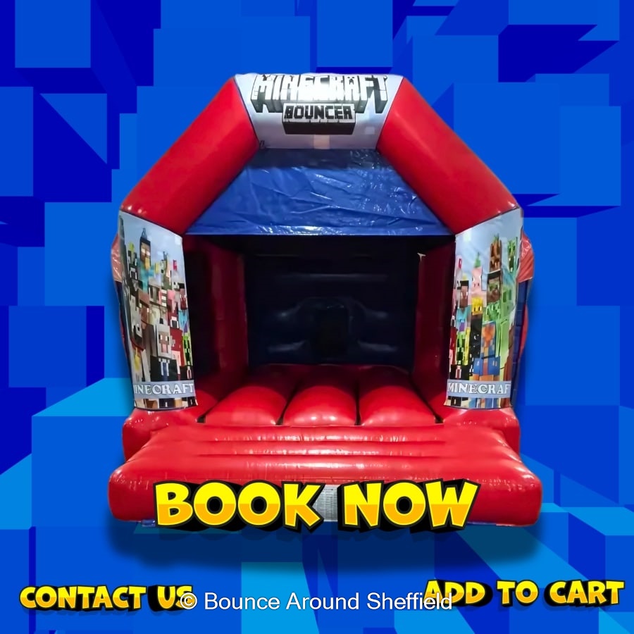 Minecraft bouncy castle - Bouncy Castle Hire, Rodeo Bull Hire in ...